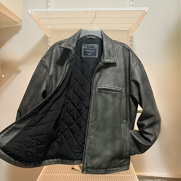 Abercrombie & Fitch | Jackets & Coats | Abercrombie Fitch Black Mens ...